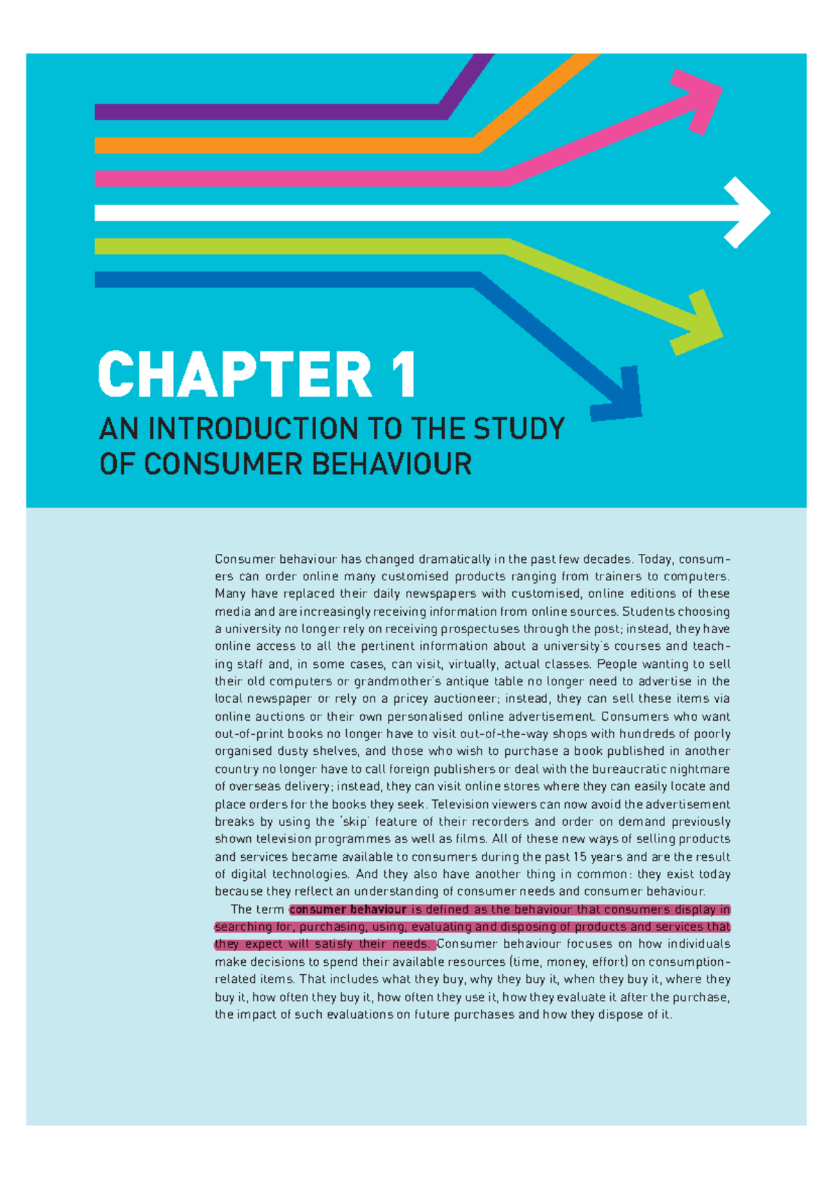 Chapter 1 consumer behaviour - Consumer behaviour has changed ...
