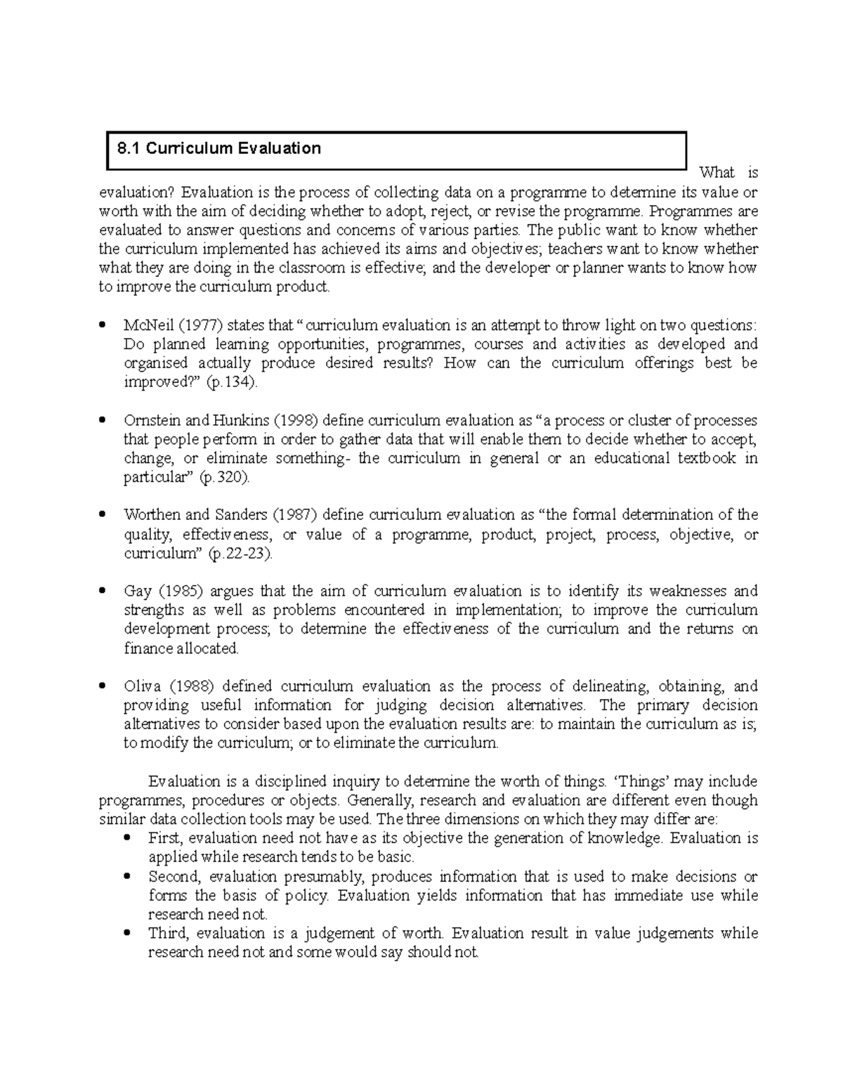 8201 Curriculum Education Curriculum What Is Evaluation 8201-curriculum-education-curriculum-what-is-evaluation