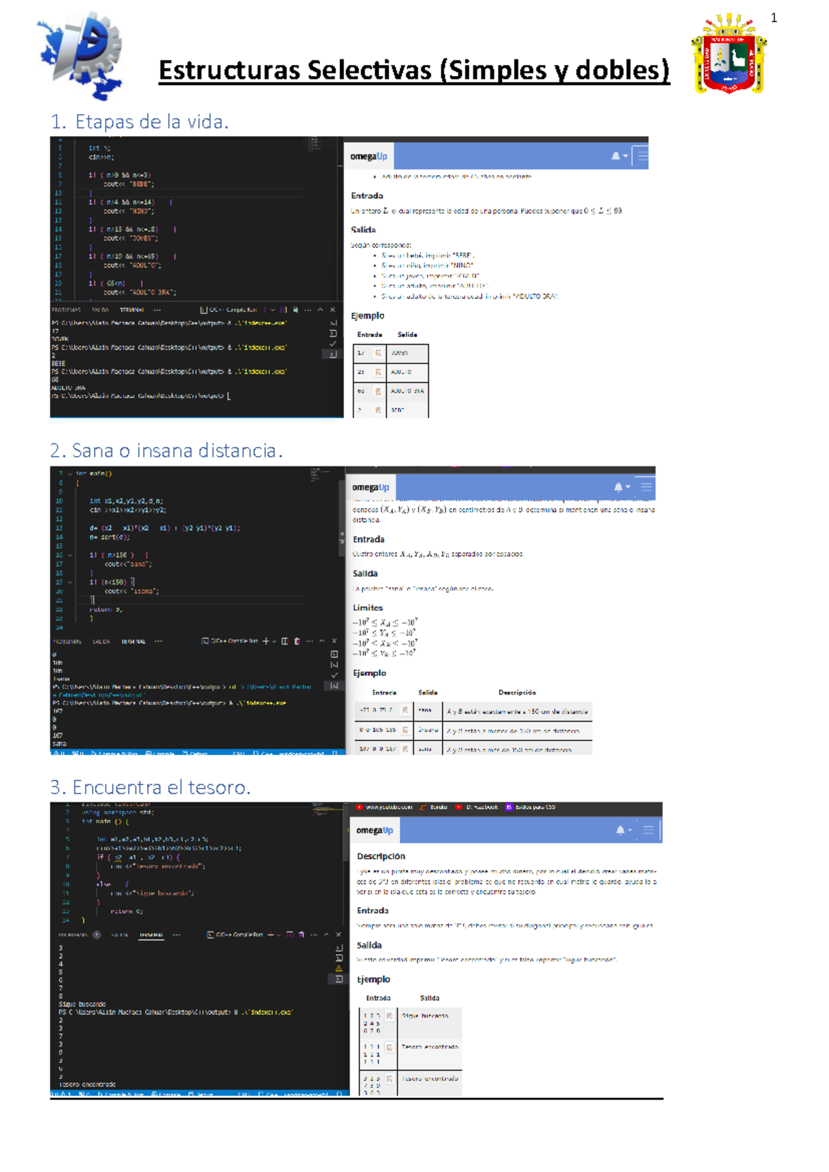 Estructuras Selectivas - Fundamentos de la programación - Sana o insana ...
