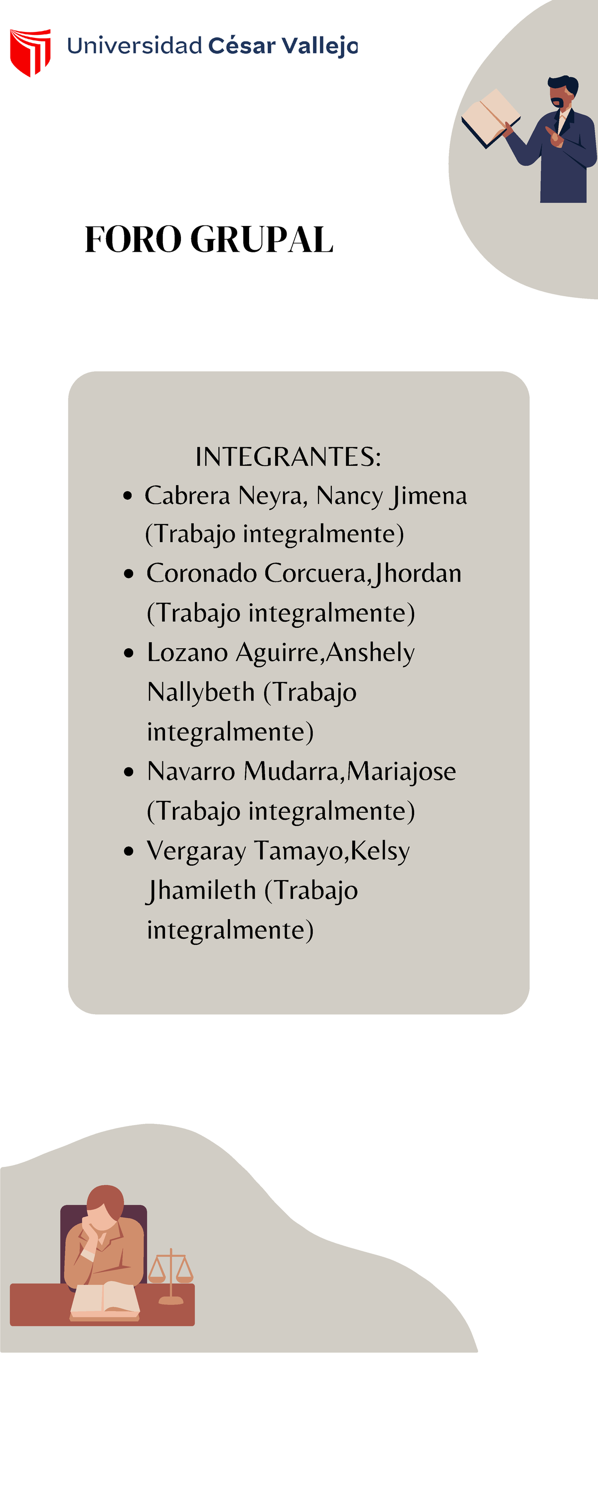 D. Consitucional - Derecho Constitucional - FORO GRUPAL Cabrera Neyra ...