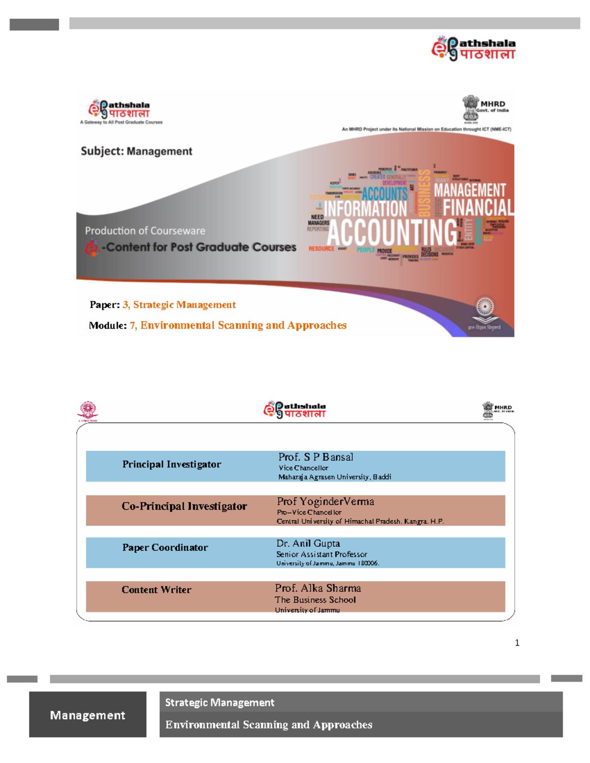 1504597037 Module 7 Quadranti - 1 Management Strategic Management ...