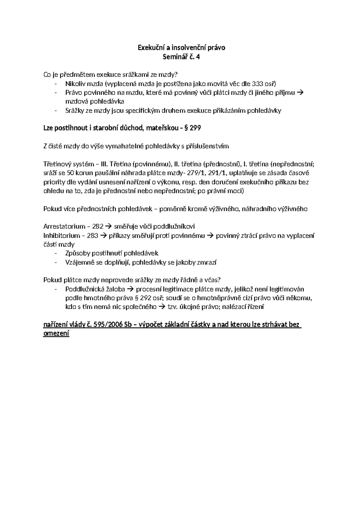 EIP4 vypracované příklady - Zemandl. - Exekuční a insolvenční právo ...