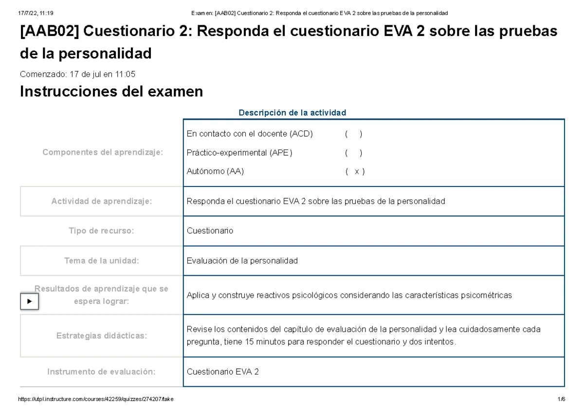 Examen [APEB 2-15%] Actividad 2 Responde la pregunta de emparejamiento sobre los inventarios ...