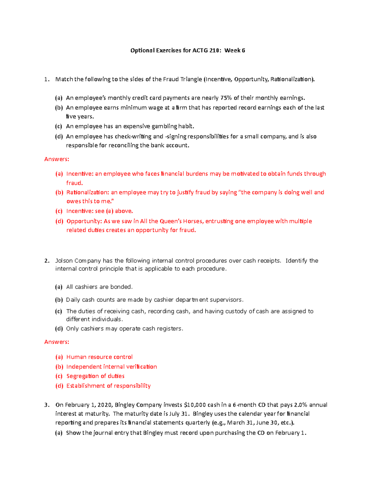 Week 6 optional problems - Optional Exercises for ACTG 210: Week 6 ...