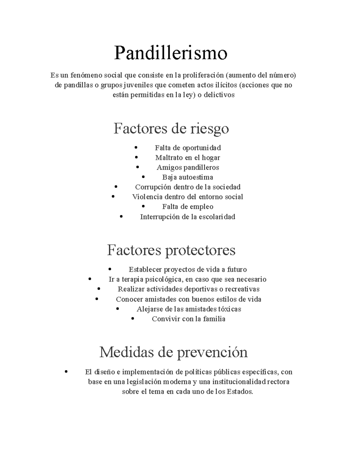 Pandillerismo Melissa Ochoa Márquez 567 - Pandillerismo Es un fenómeno ...