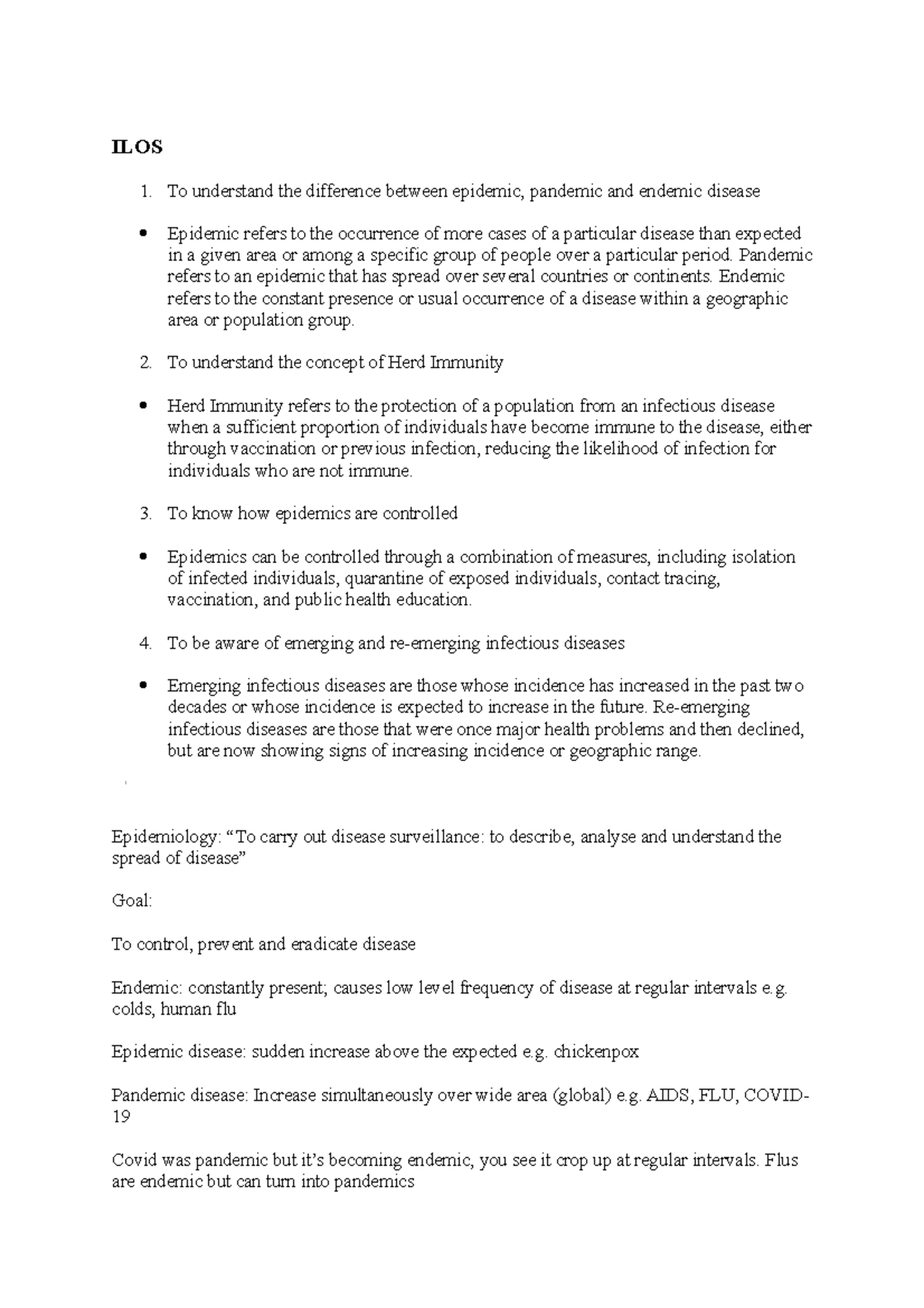 Module 7 - notes - ILOS 1. To understand the difference between ...