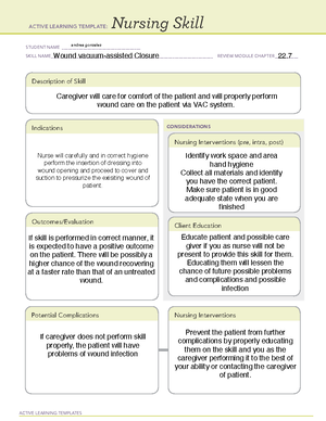 Removing staples or sutures - 1500 - ACTIVE LEARNING TEMPLATES Nursing ...