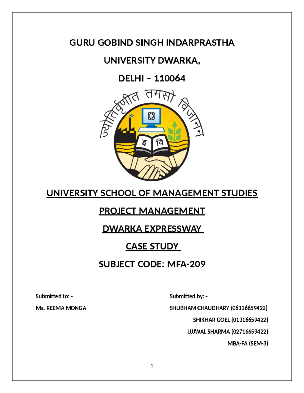 Dwarka Expressway - GURU GOBIND SINGH INDARPRASTHA UNIVERSITY DWARKA ...