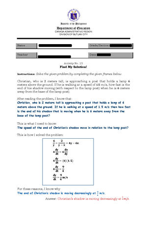 Formula CARD - Calculus - FORMULA CARD - Studocu