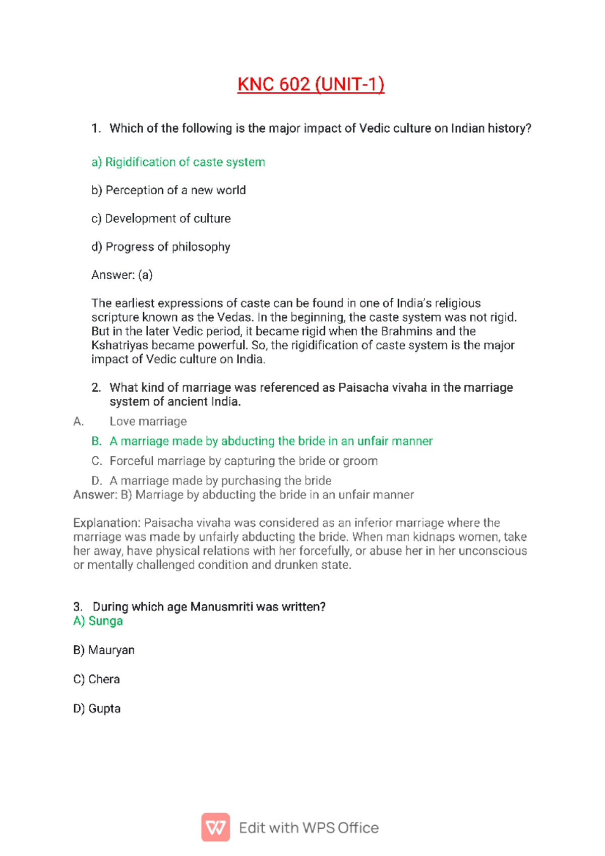 ITC MCQs - Indian art and culture MCQs - Image processing - Studocu