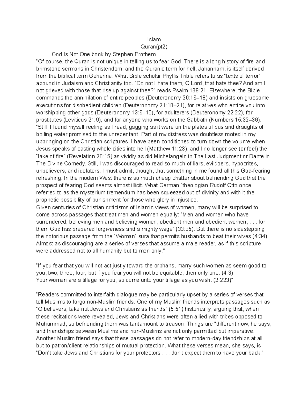 Islam 16 - god is not one - Islam Quran(pt2) God Is Not One book by ...