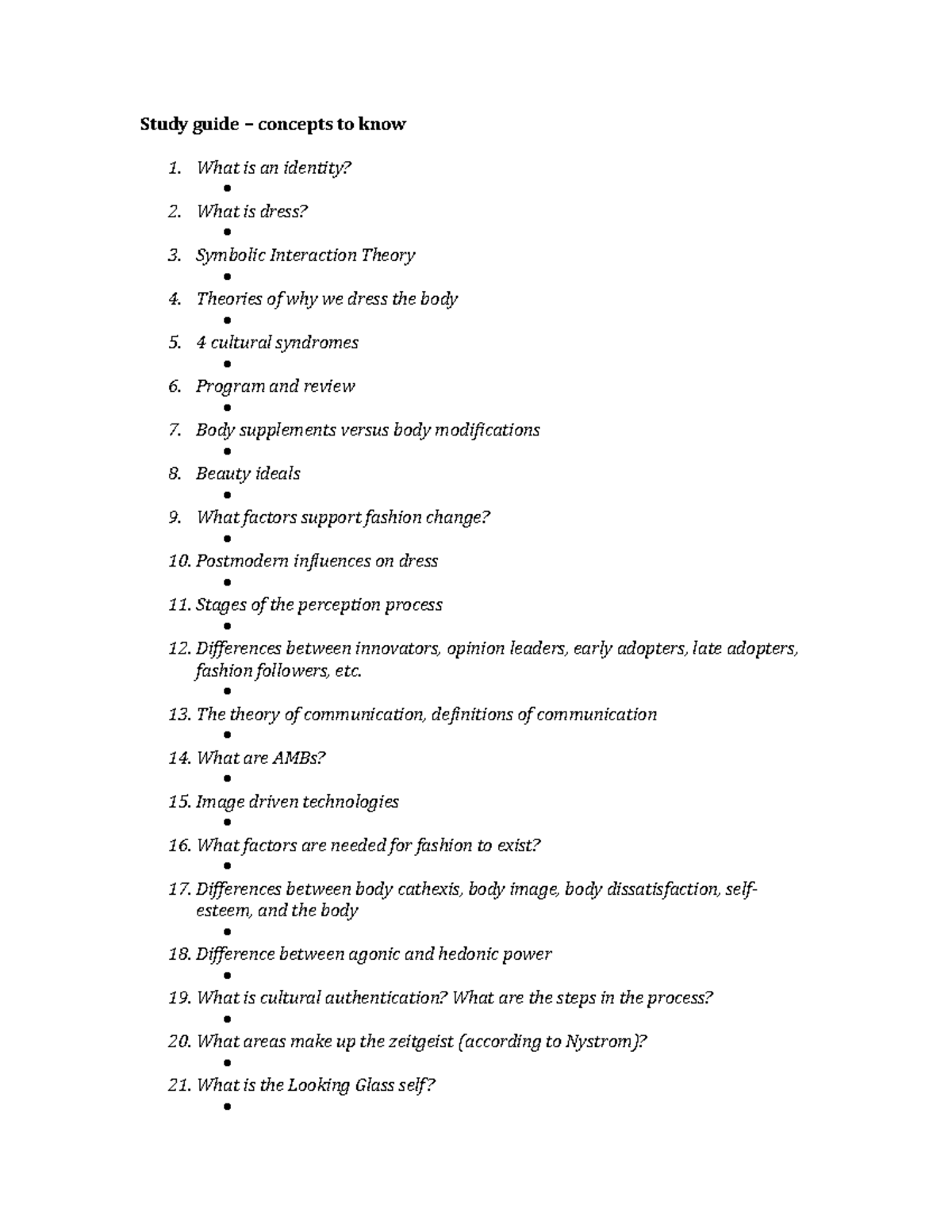 CRS Exam 1-Study guide - this is a study for exam one with notes and ...