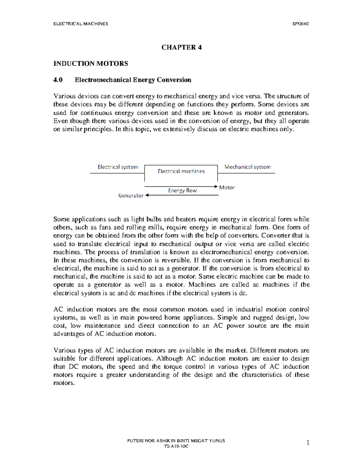Chapter 3 IM power machine - electric - UiTM Shah Alam - Studocu