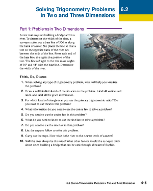 MSI Trigonometry Questions - MATERIAL FOR GRADE 12 Trigonometry ...