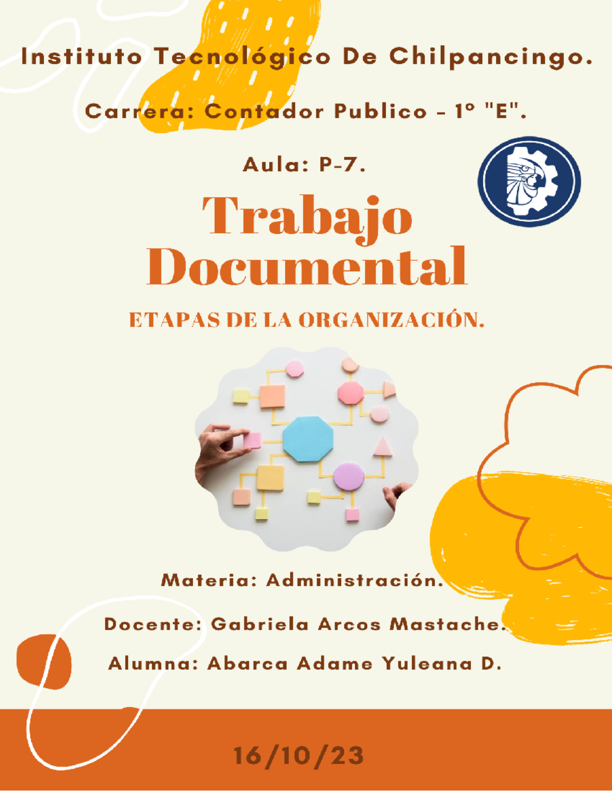 Etapas de la fase organización - 3.2. JERARQUIZACIÓN. Hace referencia a ...