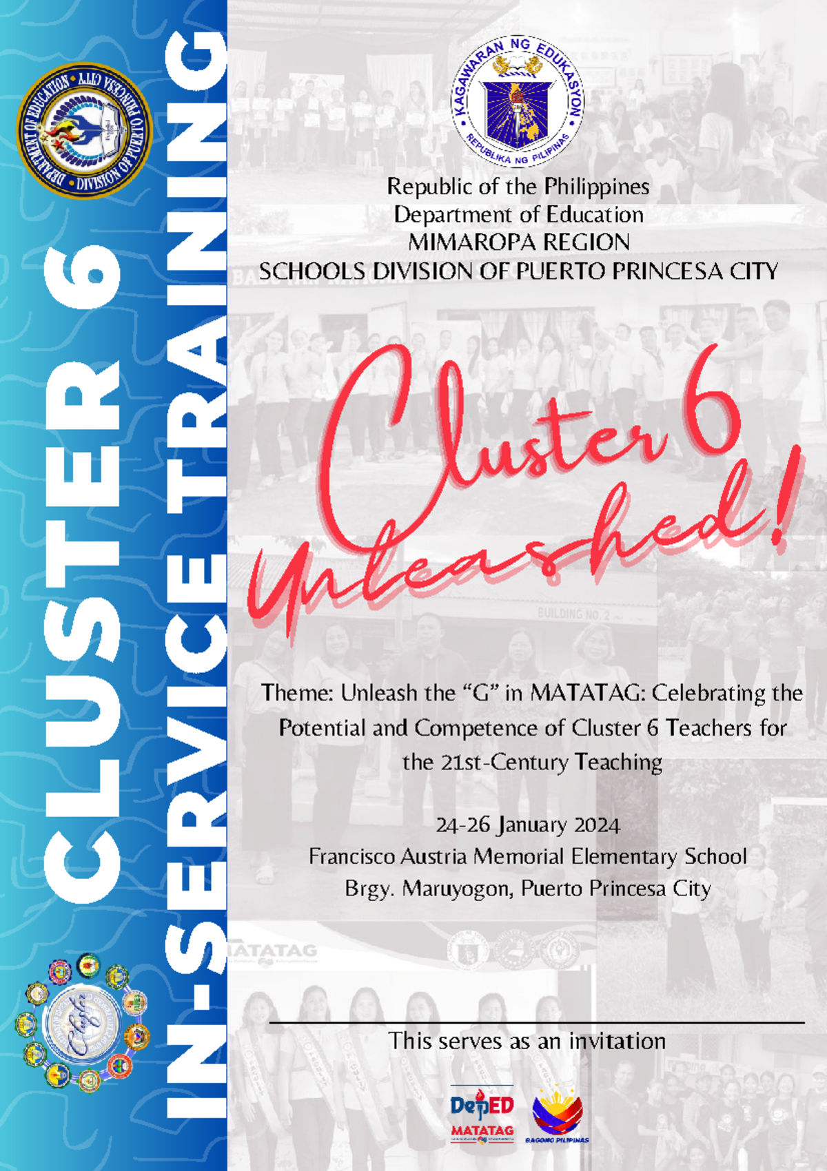 CLuster 6 Unleashed - training - CLUSTER 6 IN-SERVICE TRAINING Cluster ...
