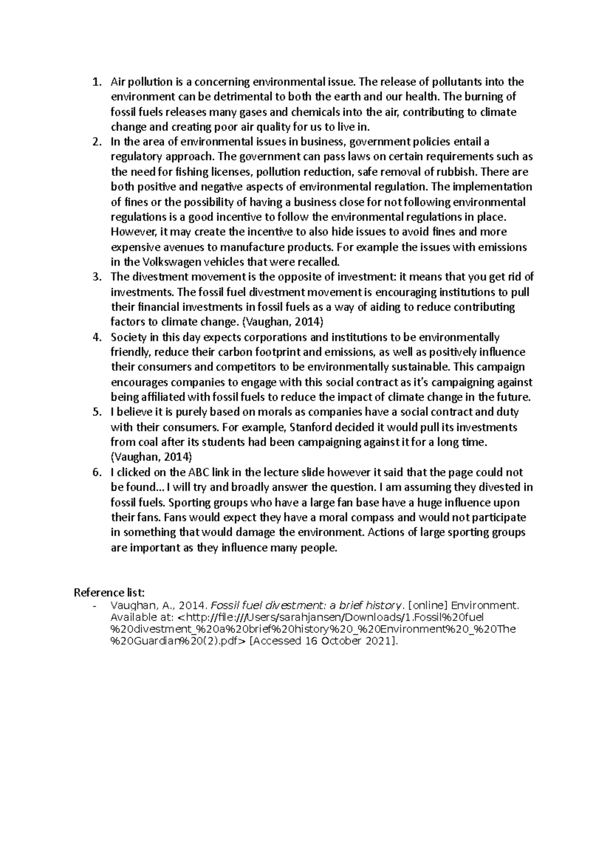 Week 12 tutorial question - COMM101 - UOW - Studocu