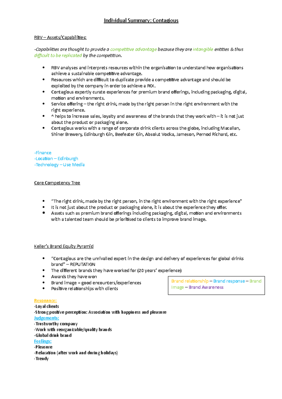 Individual Summary - Notes on MMP module. - Individual Summary ...