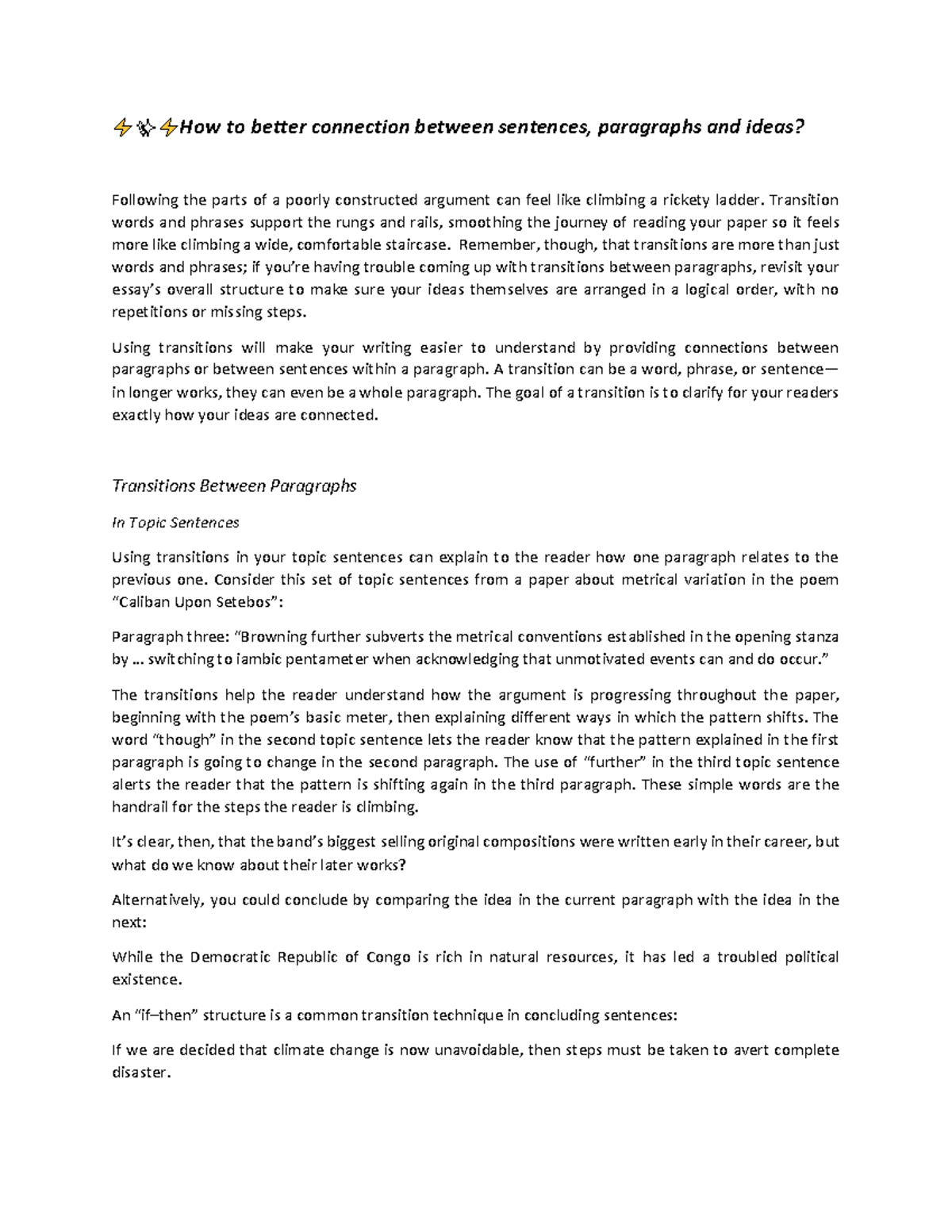 2018 3290539 Yasin Molla - How to better connection between sentences ...