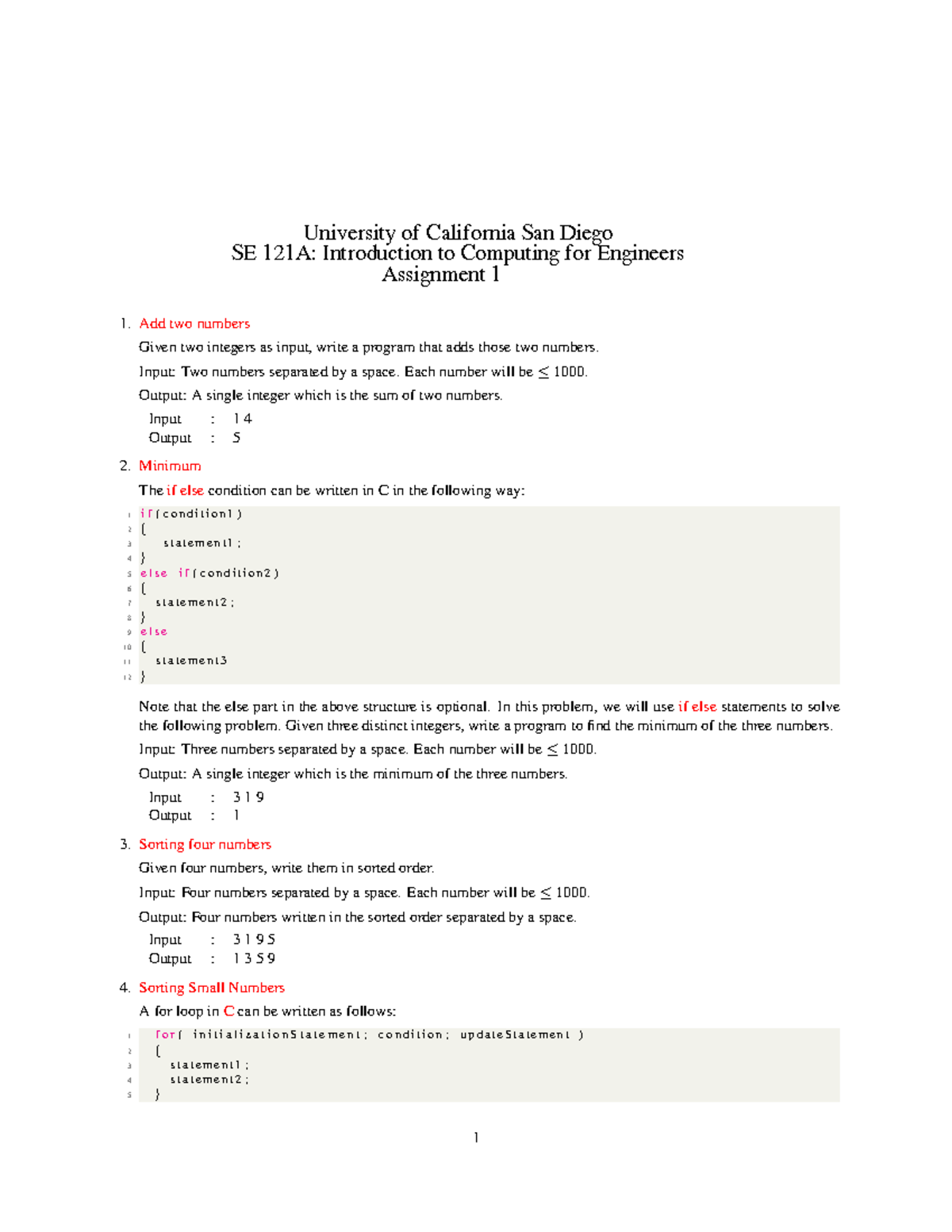 SE 121A Assignment 1 - SE 121A - Powered by TCPDF (tcpdf)Powered by TCPDF (tcpdf)Powered by ...