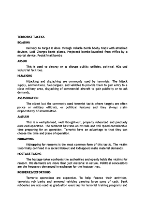 Stages of Hostage Situation - STAGES OF A HOSTAGE SITUATION Alarm Stage ...