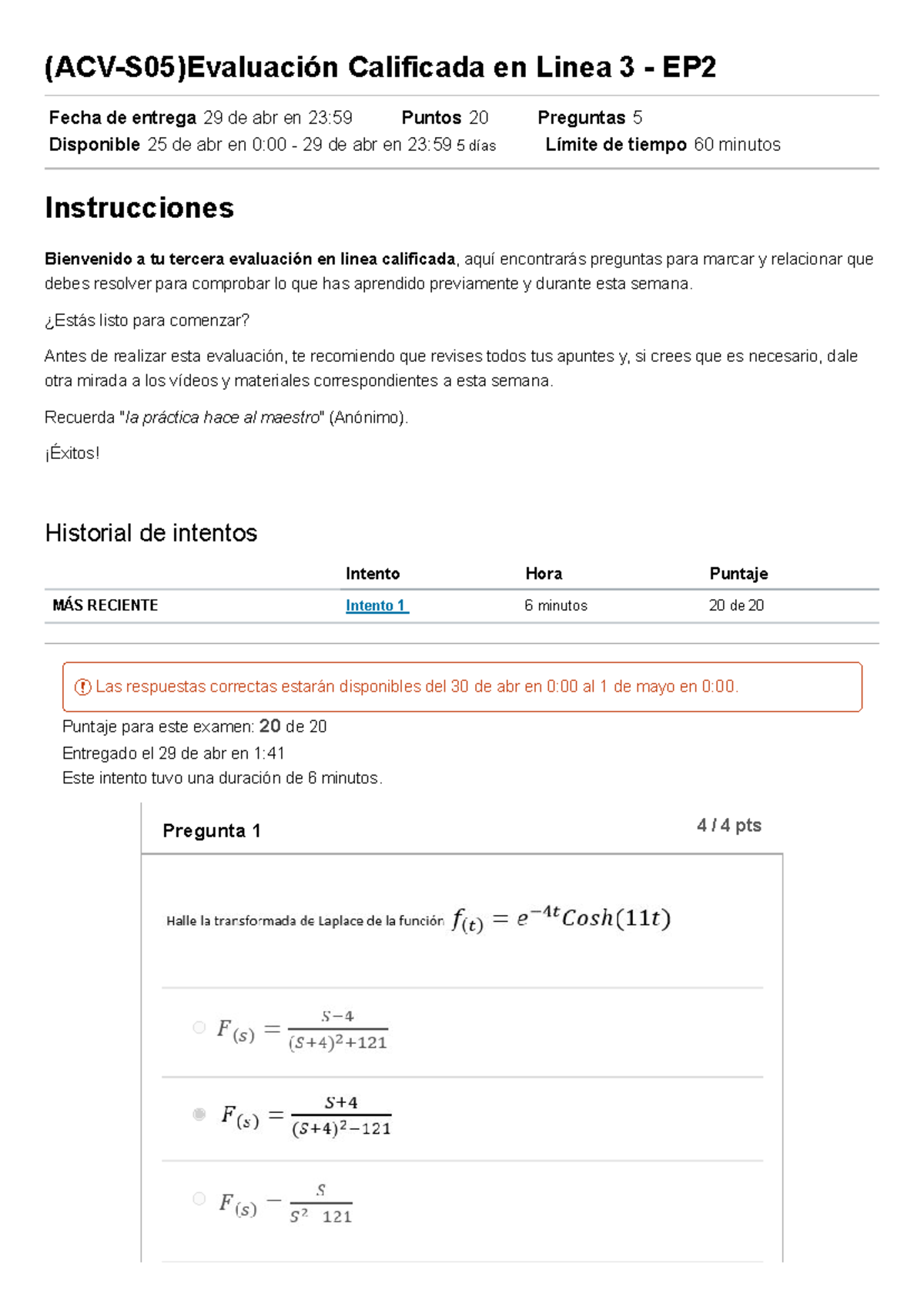(ACV-S05)Evaluación Calificada en Linea 3 - EP2 Calculo PARA LA TOMA DE Decisiones (31699) - Studocu