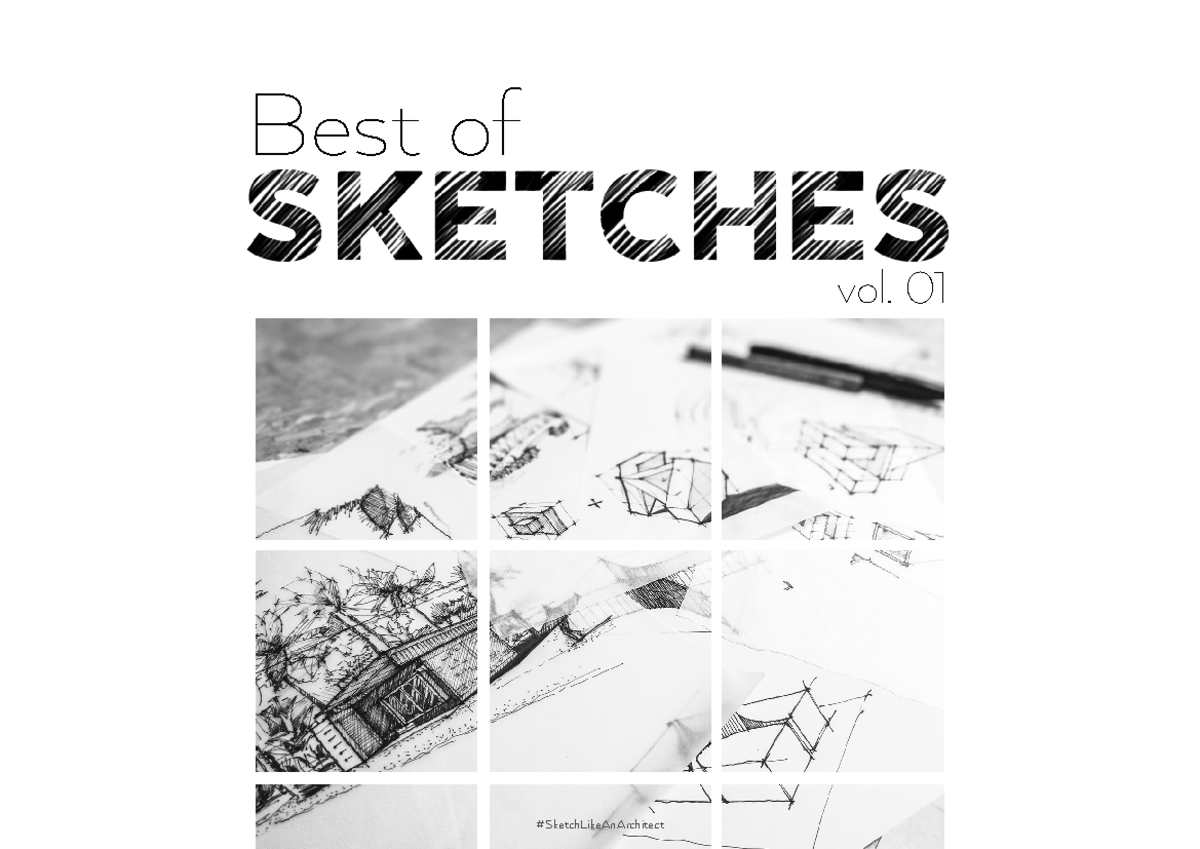Best of Sketches vol 01 v3 - #SketchLikeAnArchitect Best of vol. 01 To ...
