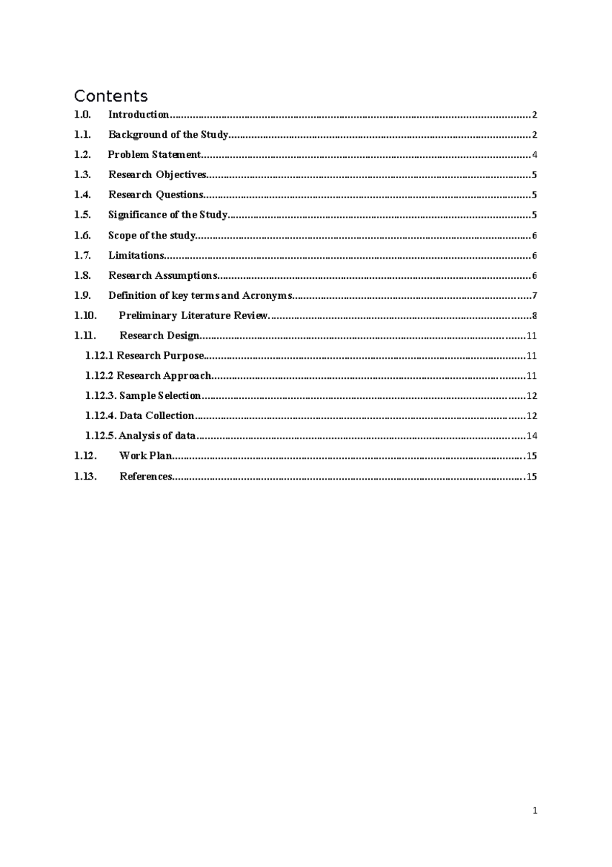 cost-reduction-strategies-proposal-final-contents-studocu