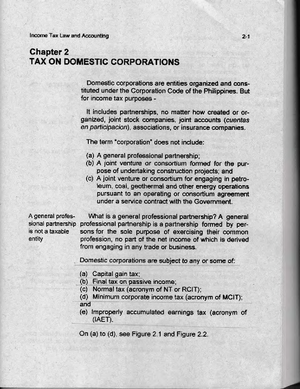 Chapter 4 - TAX - lncome Tax Law and Accounting Chapter 4 TAX ON ...