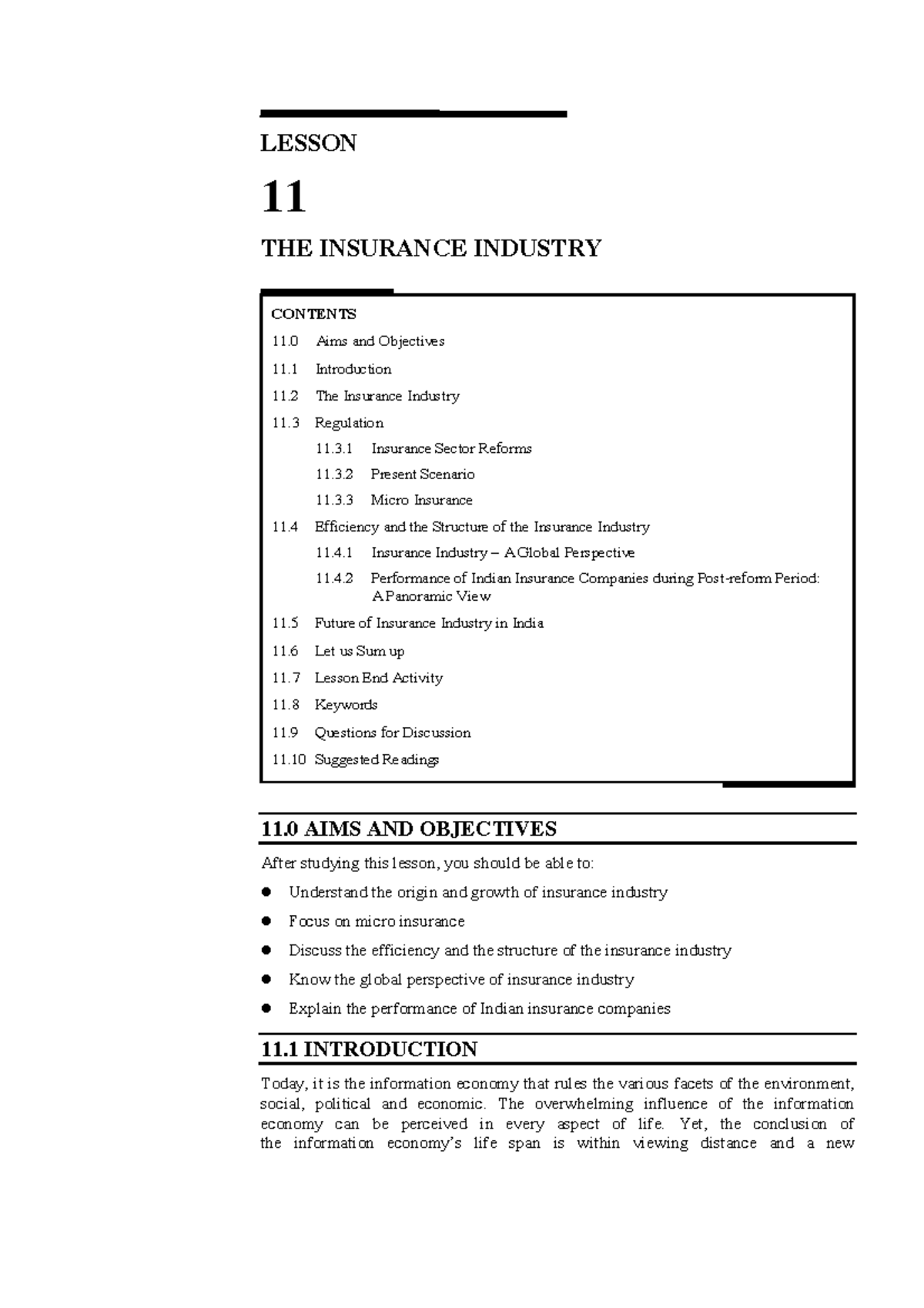 THE Insurance Industry, Regulation Efficeiency AND Structure ...