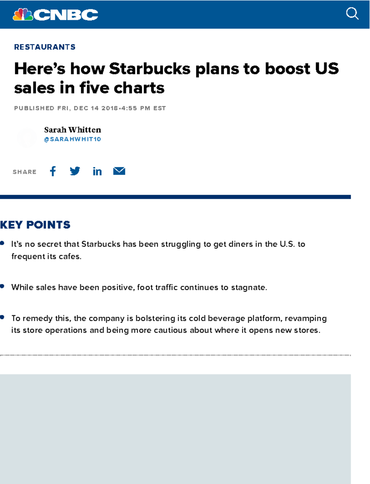 Here's how Starbucks plans to boost US sales in five charts ...