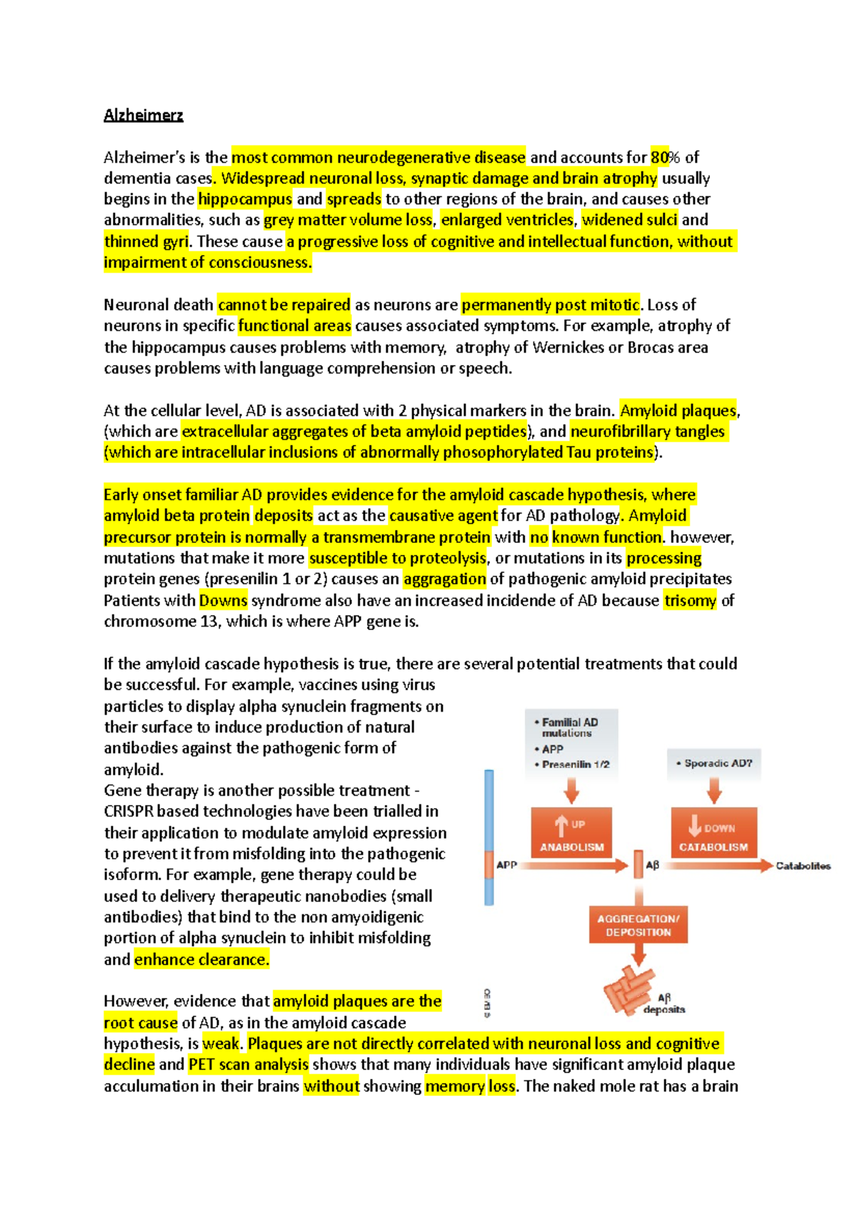 Alzheimer's Disease - Bill Wisden Lecture - Alzheimerz Alzheimer’s is ...
