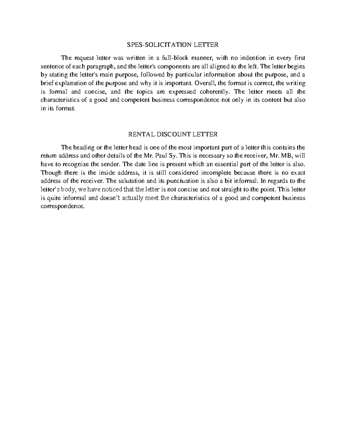 GE 7- Midterm QUIZ 1 - SPES-SOLICITATION LETTER The request letter was ...