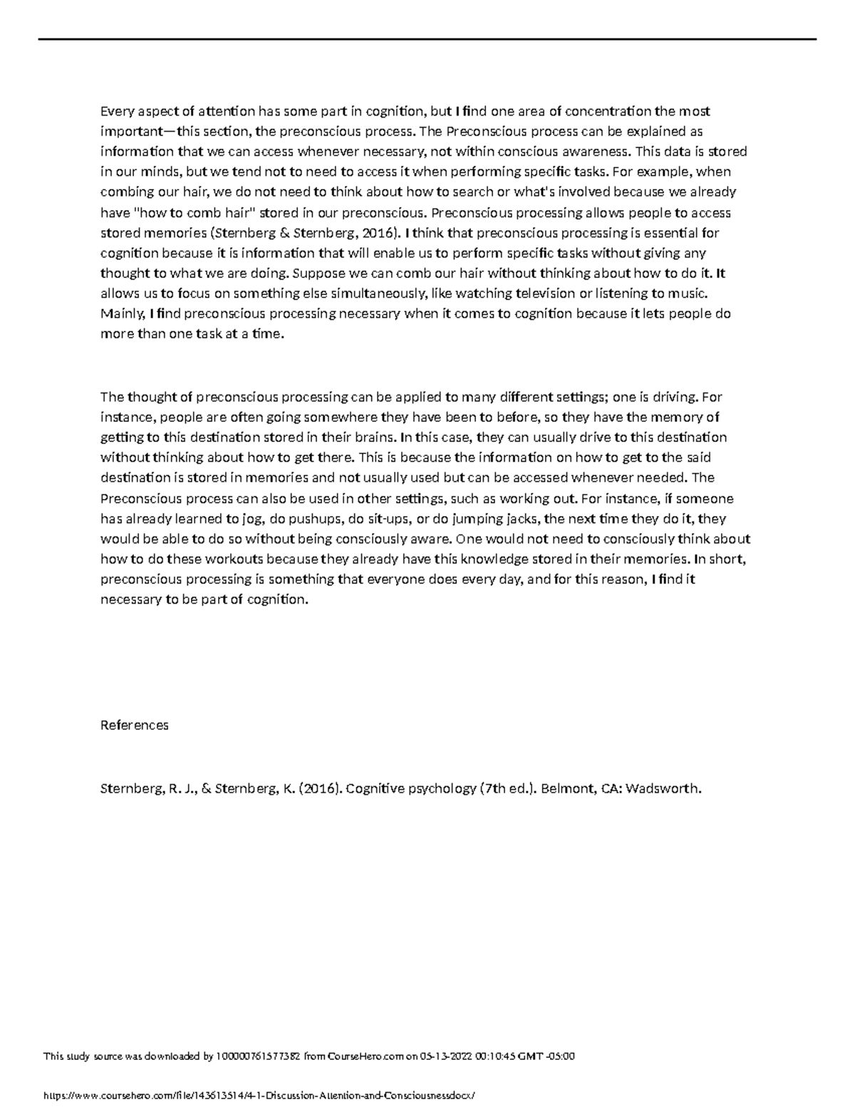 4 1 Discussion Attention and Consciousness.docx (15) - Every aspect of ...