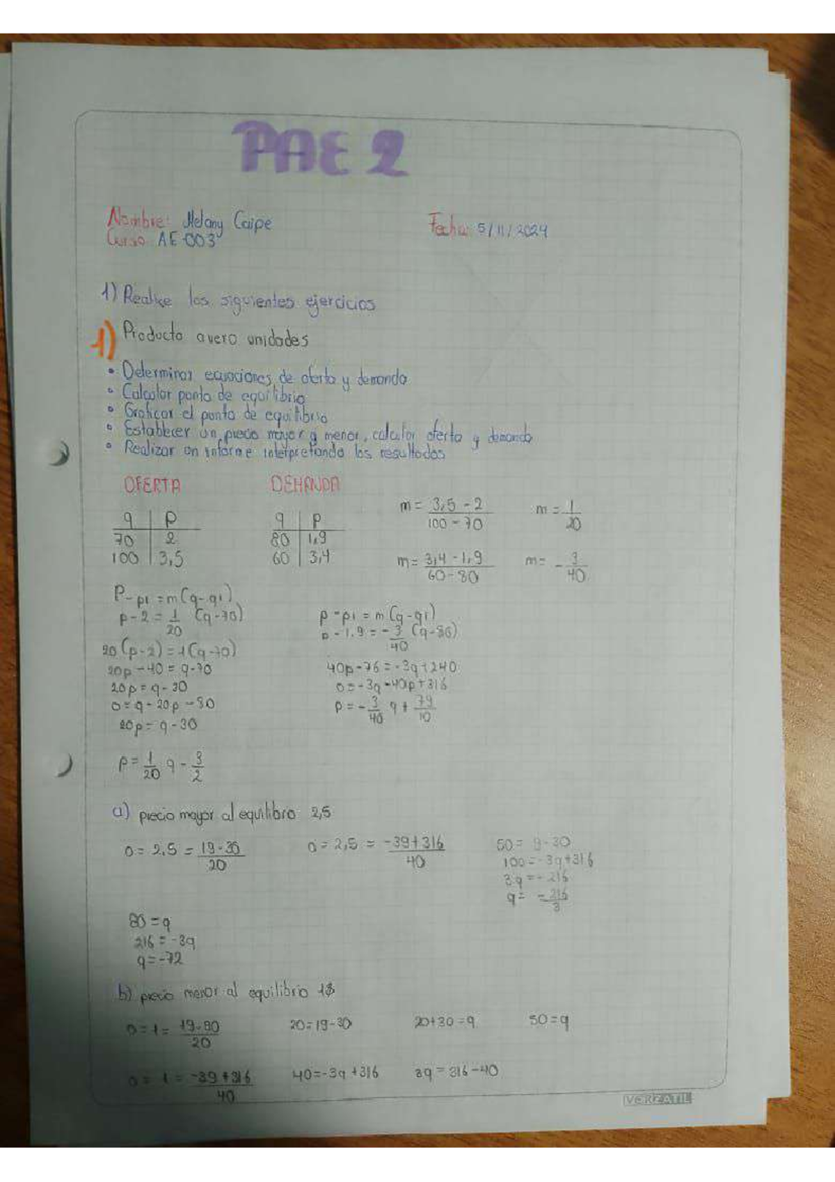 Melany Caipe PAE 2 - pae2 - PAE 2 Nombie Helany Caipe Facher Curso A E ...