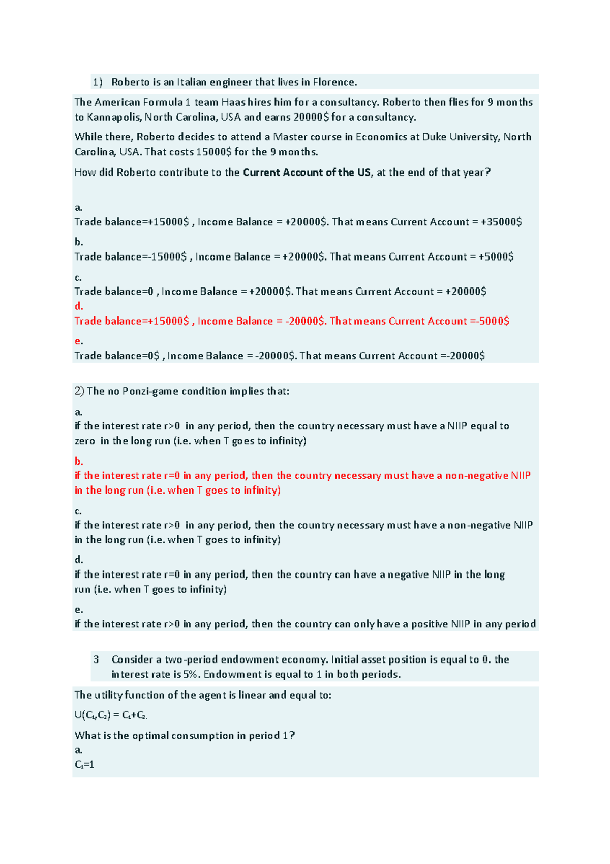 Test Dec 2022 Solutions - Roberto is an Italian engineer that lives in ...