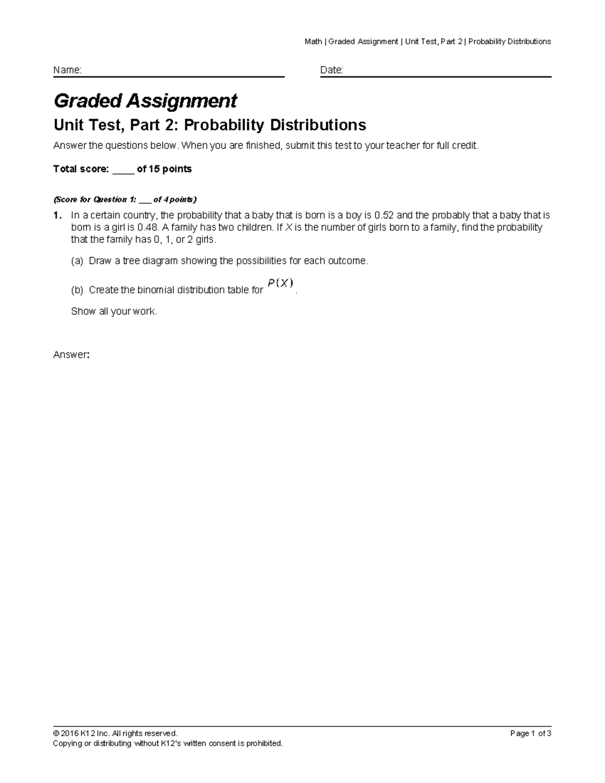8084775 - 68698988 - Math | Graded Assignment | Unit Test, Part 2 ...