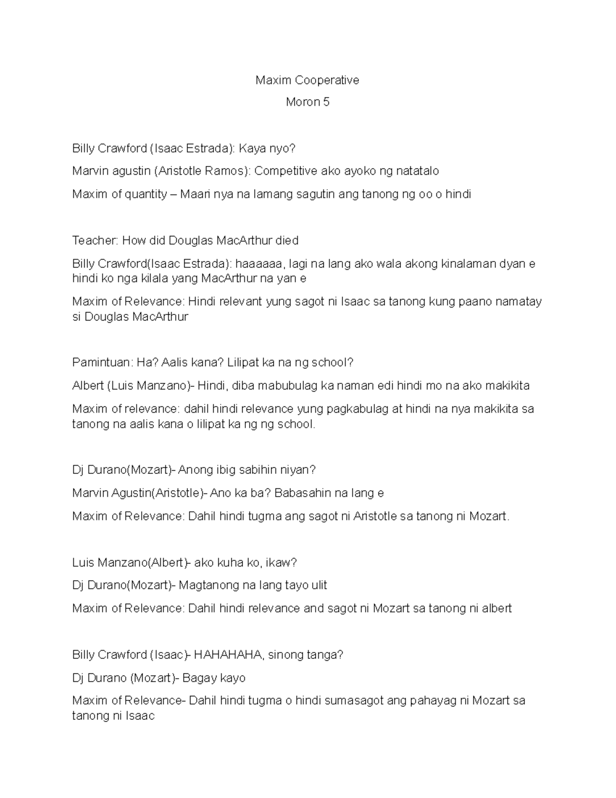 Maxim (Moron 5) - iM HANDSOME - Maxim Cooperative Moron 5 Billy ...