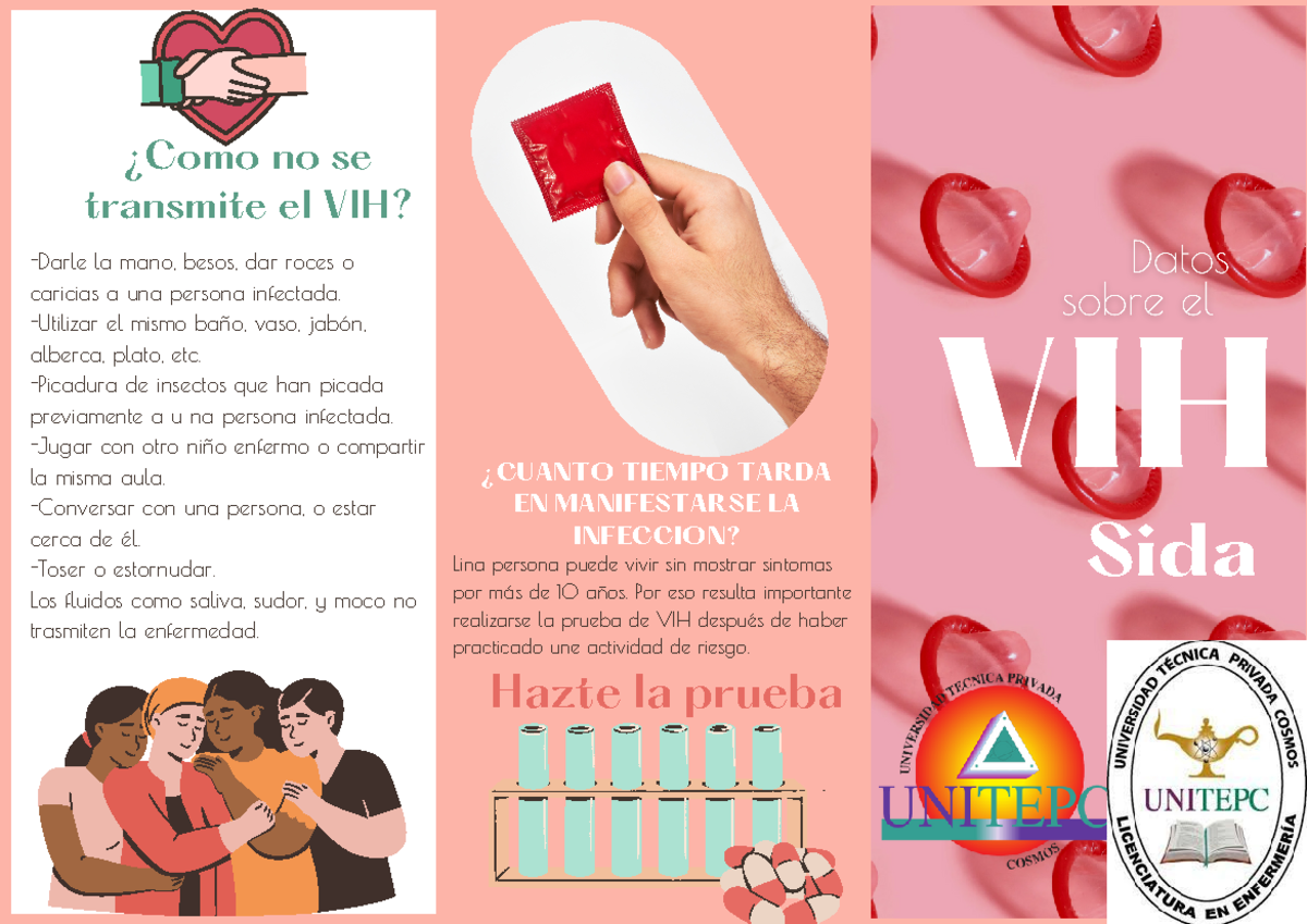Folleto tríptico informativo datos sida vih sencillo rosa rojo blanco 20241123 213825 0000 - Studocu