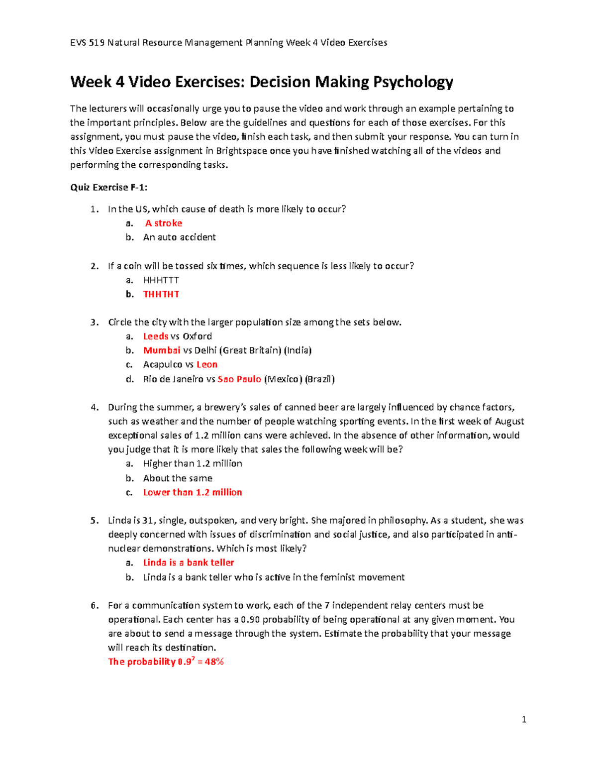 EVS 519 Week 4 Video Exercises - EVS 519 Natural Resource Management ...