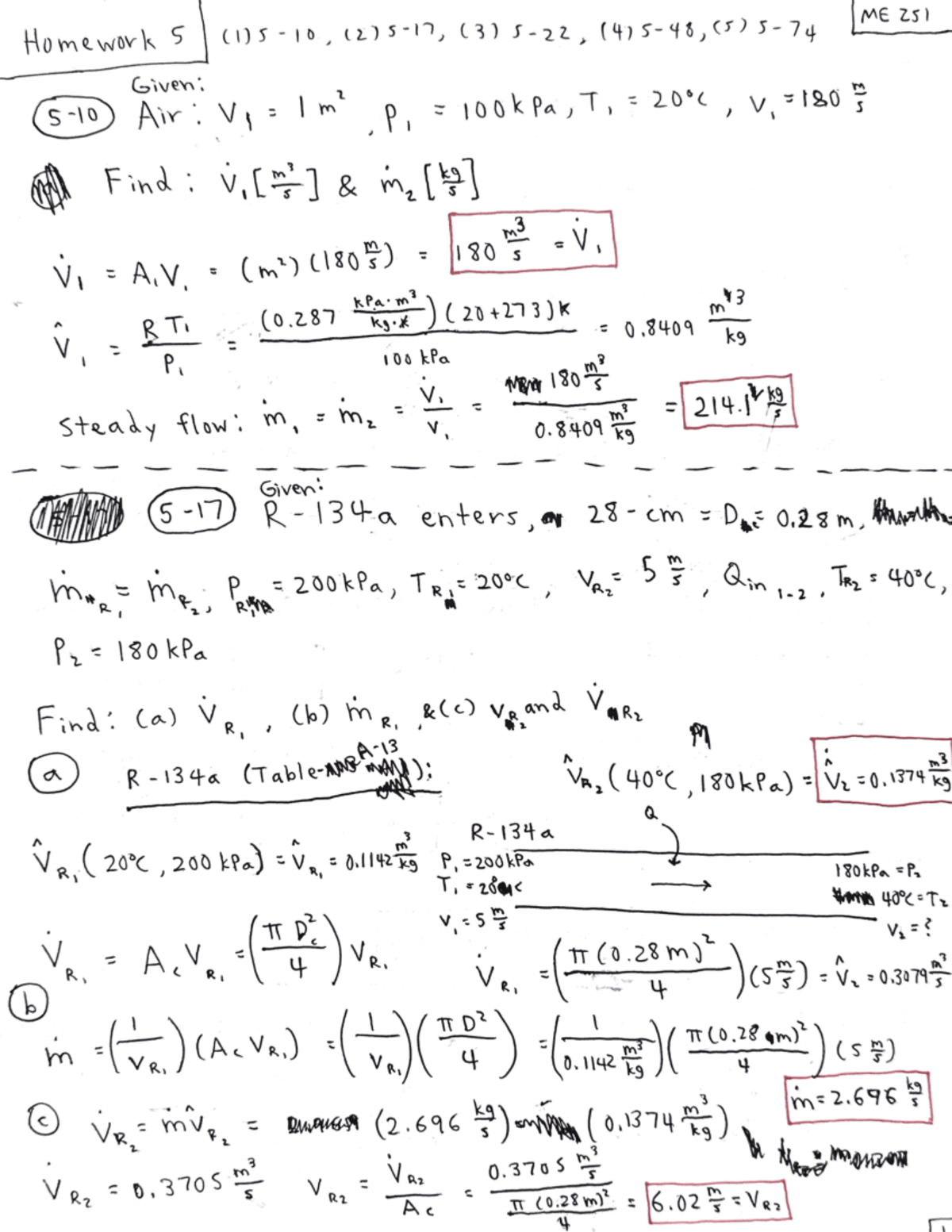ME 251 - Completed Homework 5 - ME 251 - Studocu