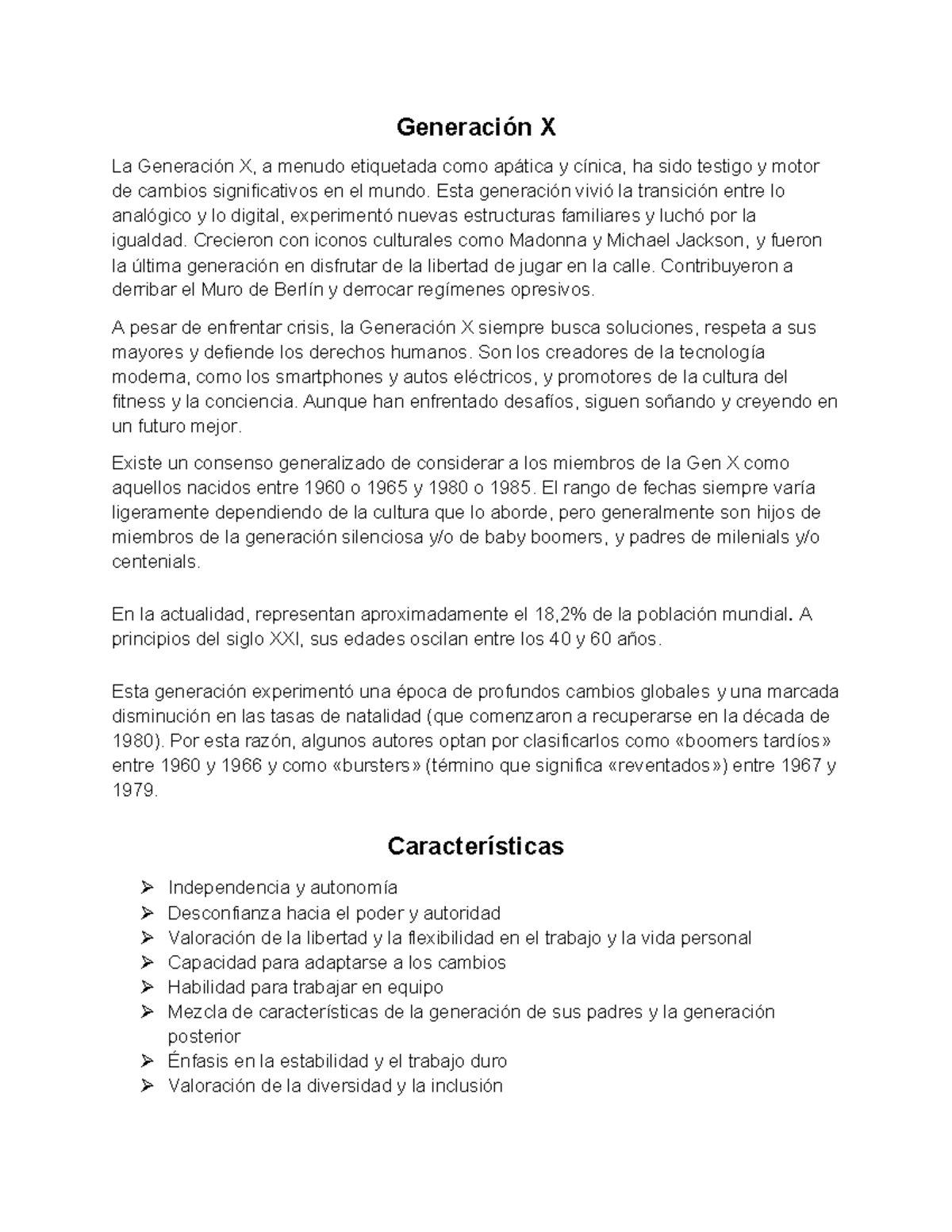 Generación X - en general la generacion x - Generación X La Generación ...