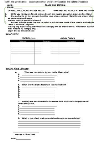 ELS Q2 Module-3 Perpetuation-of-Life v2 - 1 CO_Q2_ELS SHS Earth and ...