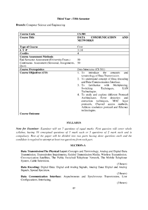 Dmc 3 sem 2 - das - Bachelor's of Computer Applications - Studocu