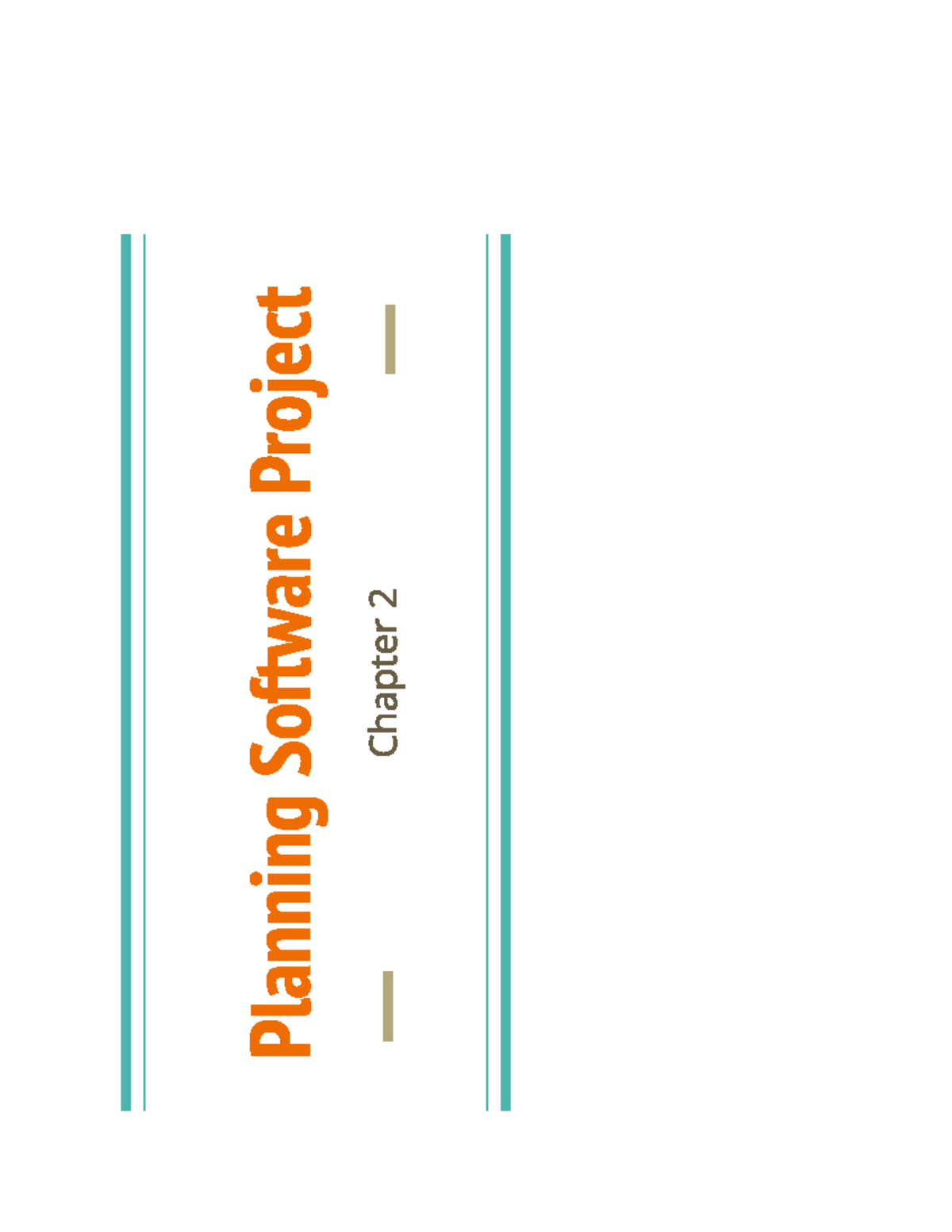 Oose2 - chapter2 - Planning Software Project Chapter 2 Planning ...