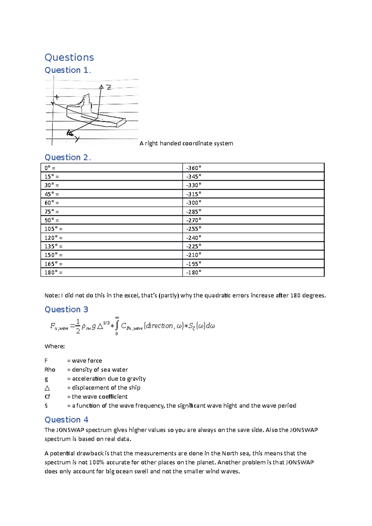 DP Capability plot - Questions Question 1. A right handed coordinate ...