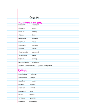 Unit 13 - Spanish chapter summaries - Los adverbios Adverb a word used ...