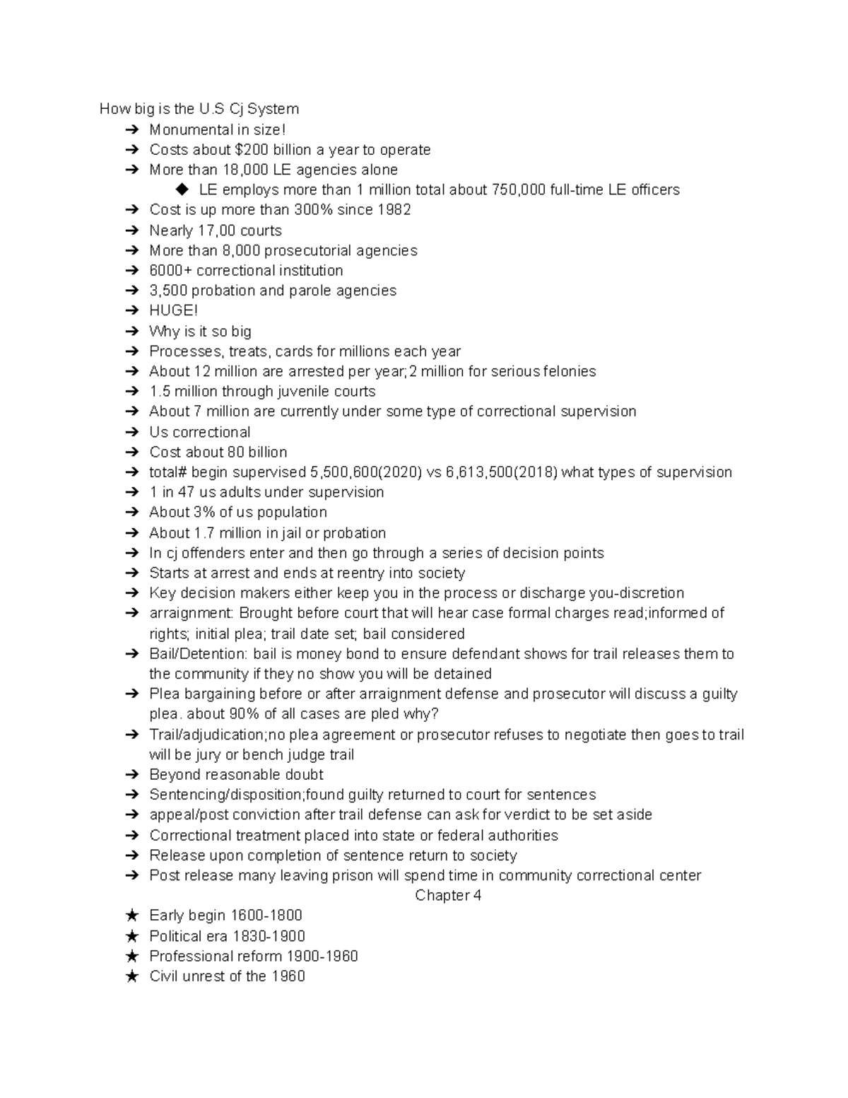 CJ12 - notes for criminal justice notes from lectures that were taken ...