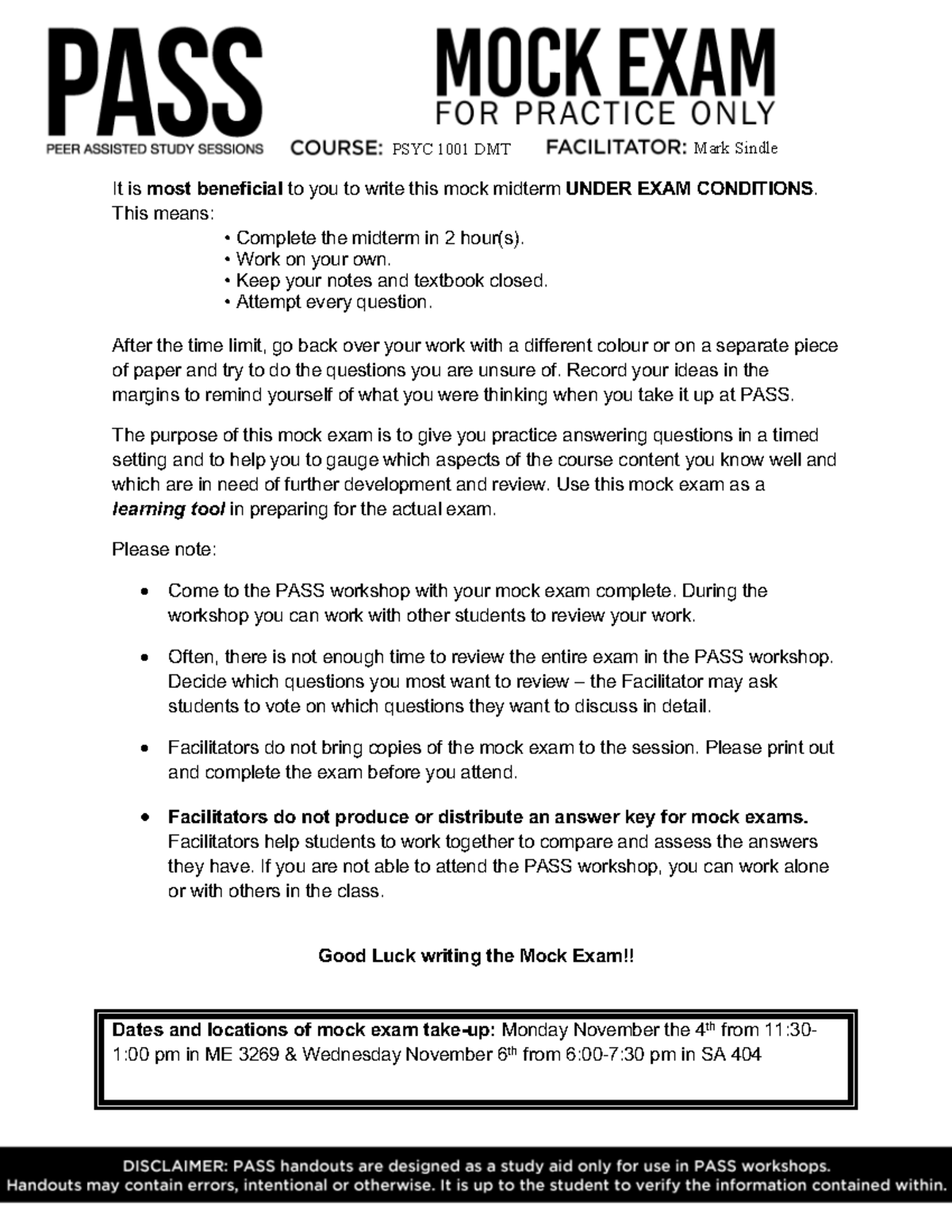 Sample/practice exam - Warning: TT: undefined function: 32 Warning ...