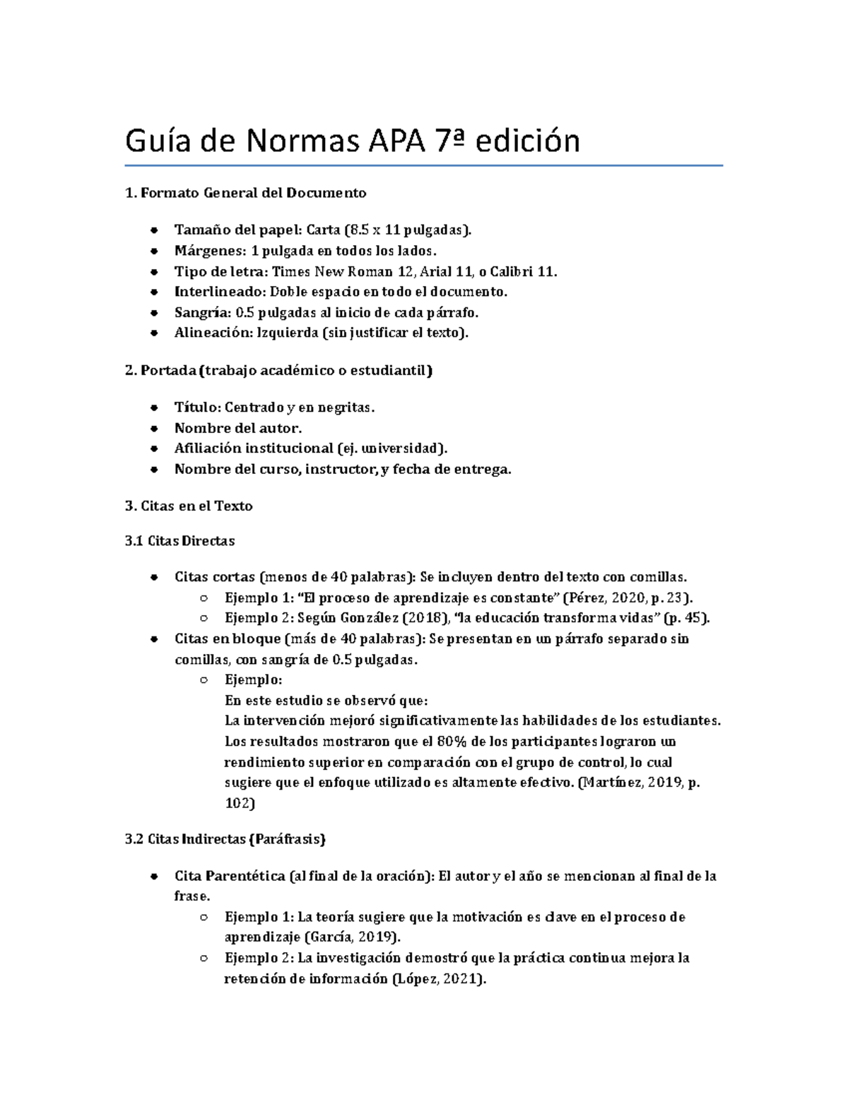 GUÍA Normas APA 7 - Ysi - Guía de Normas APA 7ª edición Formato General ...